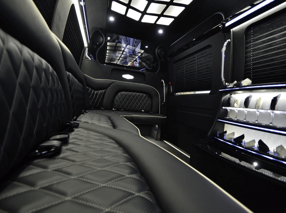 The Mercedes Benz Sprinter White Limousine – Riveira Limo