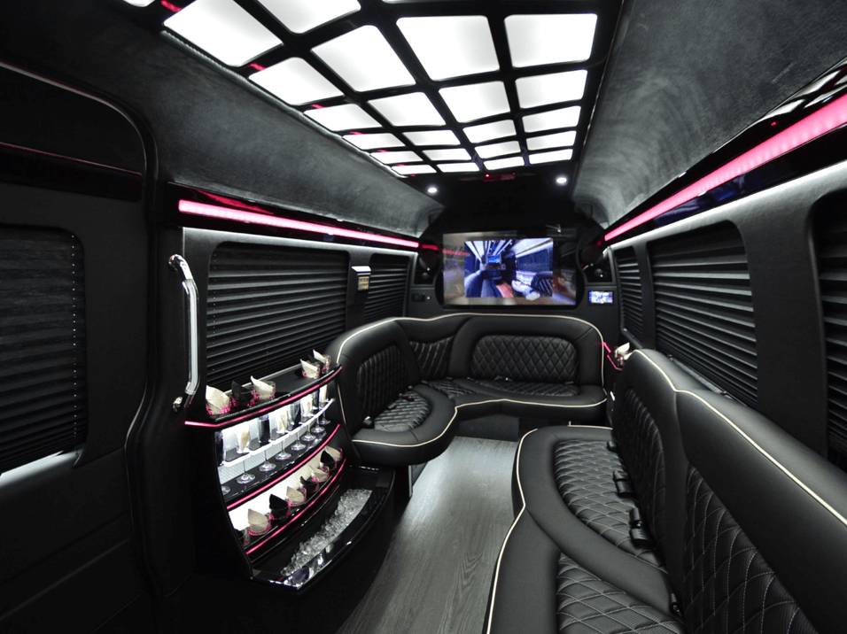 The Mercedes Benz Sprinter White Limousine – Riveira Limo