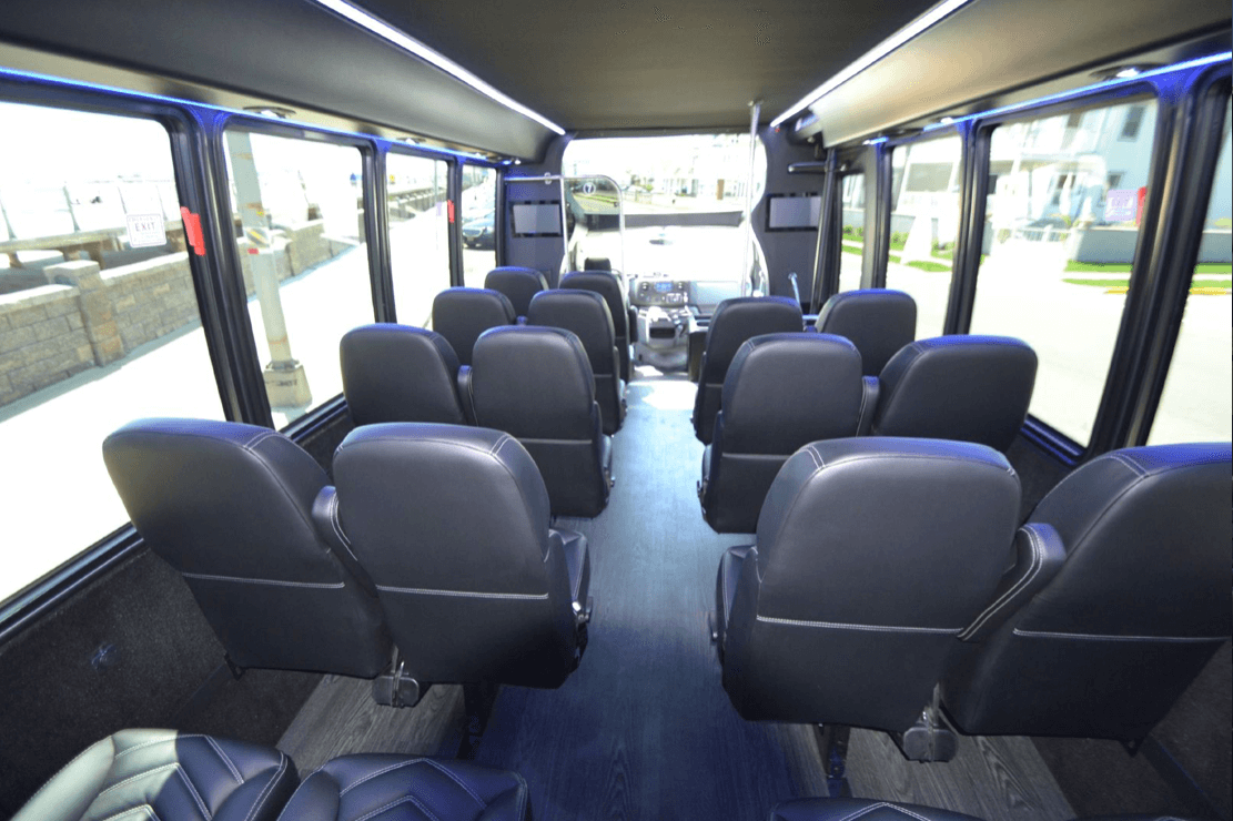 The 23 Passenger Shuttle Bus – Riveira Limo